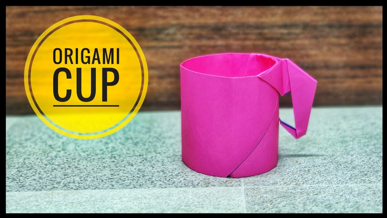 Origami Cup | Origami tutorial | Paper craft - YouTube
