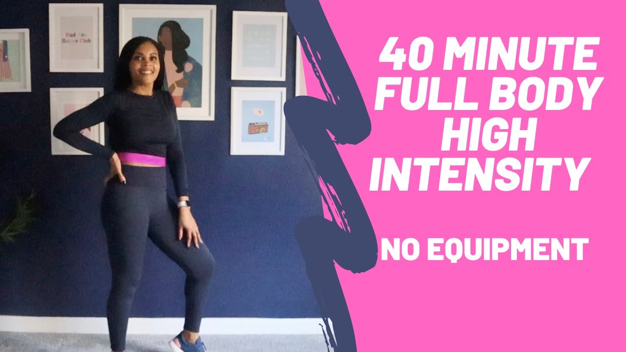 FULL BODY HIGH INTENSITY WORKOUT ( no equipment) - YouTube