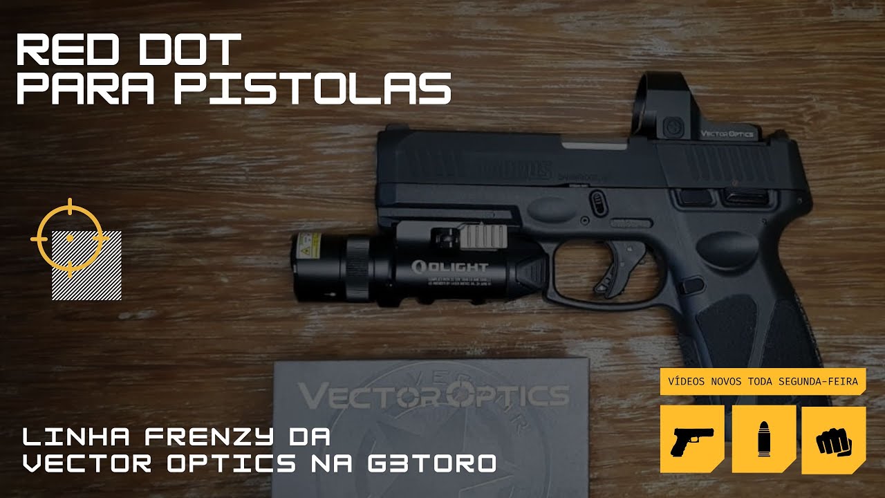 Red dot Frenzy Vector Optics na G3 TORO Frenzy S e Franzy MOS - YouTube