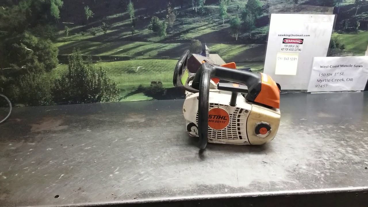 West Coast Muscle Saws Stihl Ms 201TC Texas Build - YouTube
