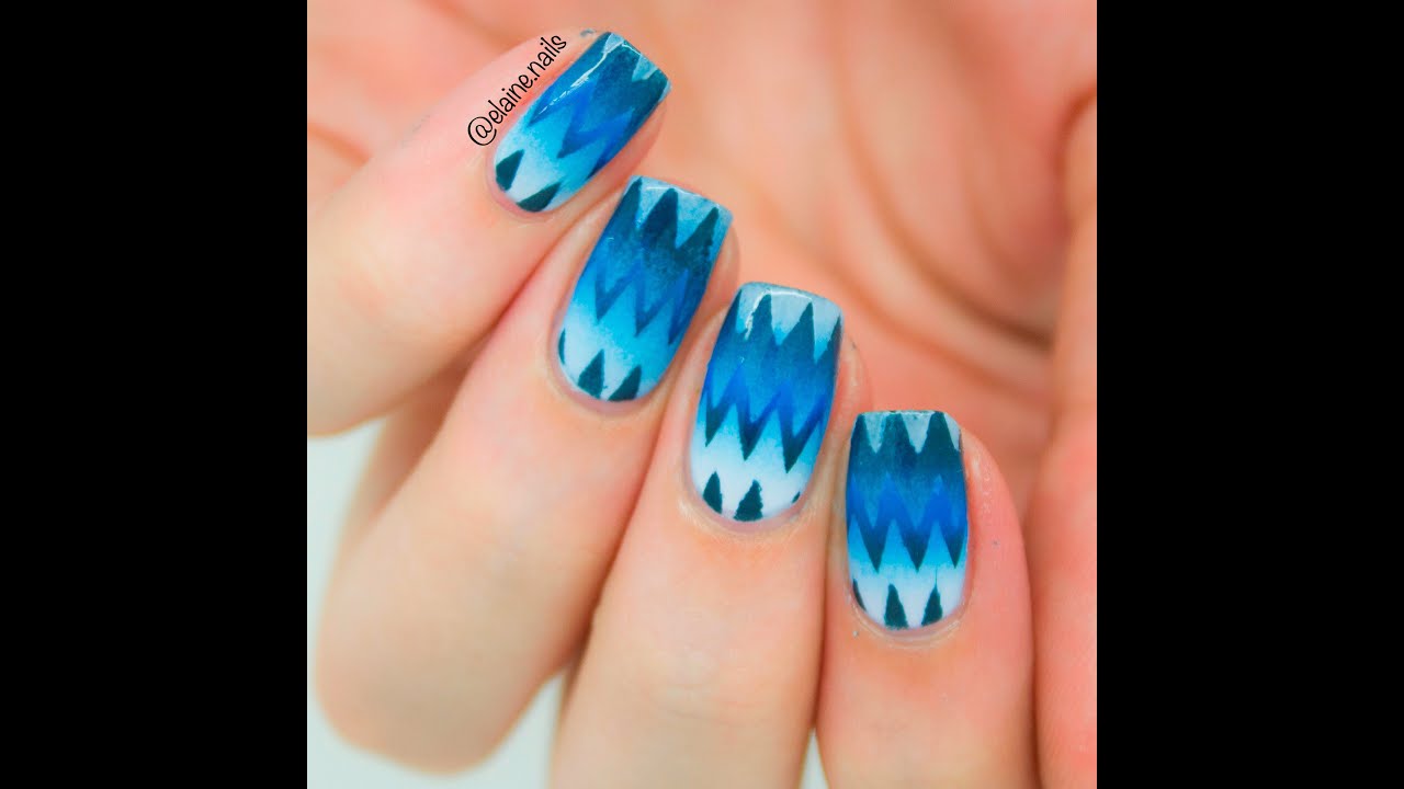 Reciprocal Gradient Tutorial - Elaine Nails - YouTube