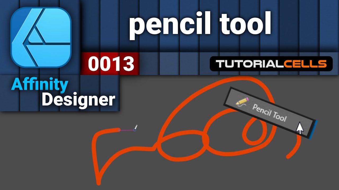 0013. pencil tool in Affinity designer - YouTube