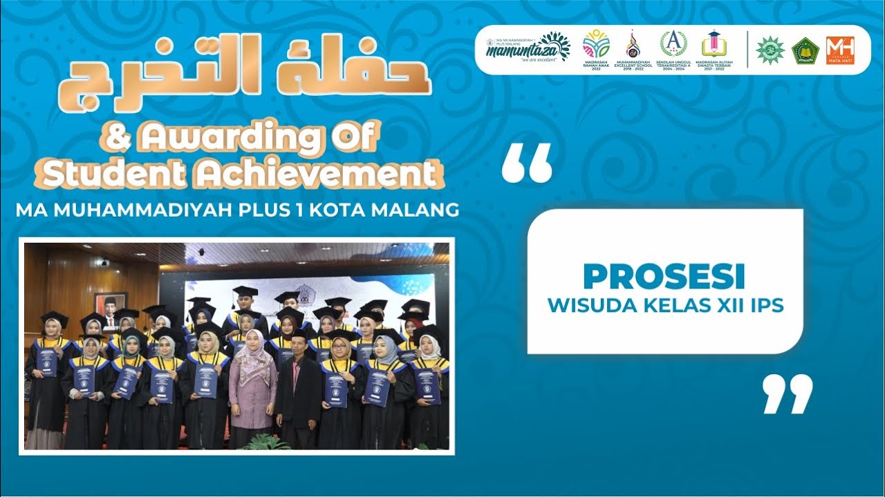 GRADUATION 2023 - Prosesi Wisuda Kelas XII IPS - YouTube