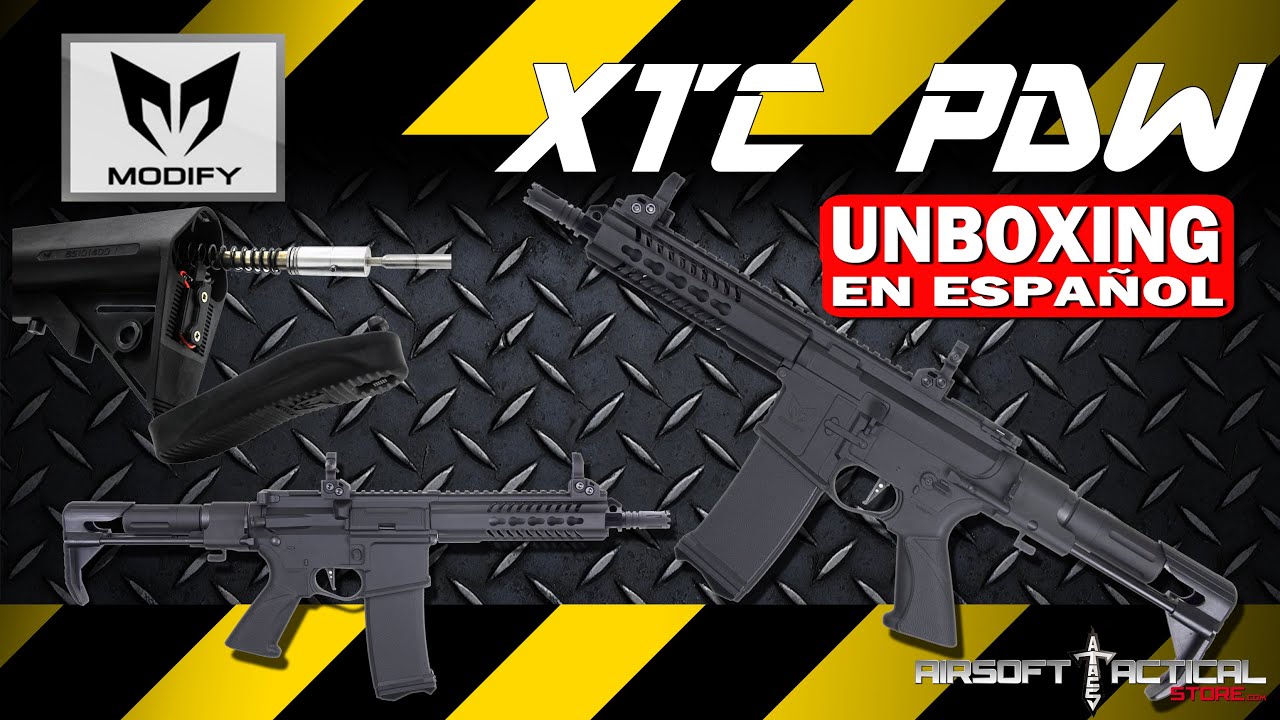 UNBOXING MODIFY AIRSOFT XTC PDW en *** ESPAÑOL *** - YouTube