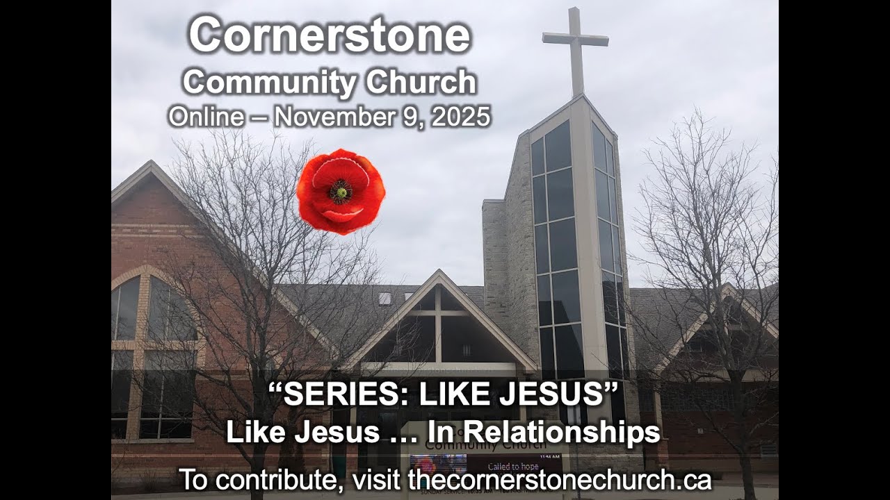 Cornerstone Community Chruch Online November 9 - YouTube