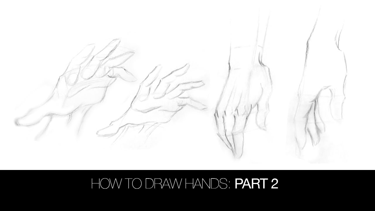How to Draw Hands: Part 2 - YouTube