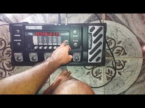 PEDALEIRA DIGITECH RP 500 - YouTube