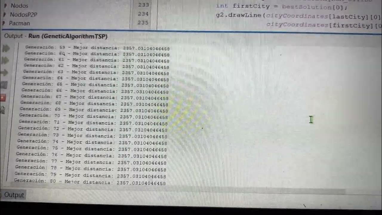 Genetic Algorithm TSP - YouTube