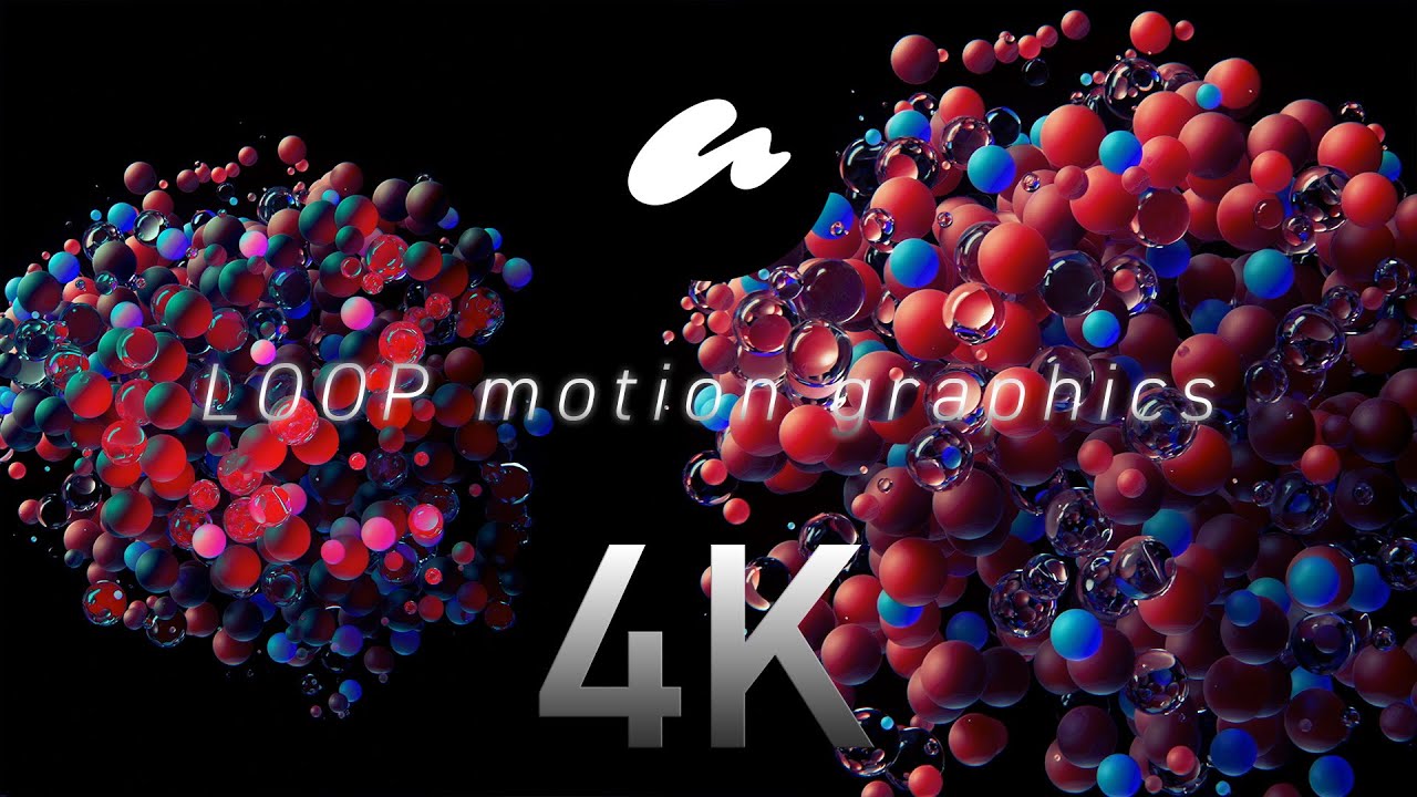 CS.2 LOOP motion graphics / Creation and annihilation of particles ...
