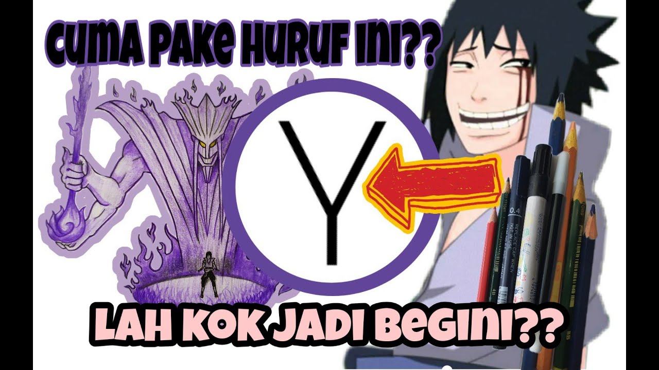 Menggambar mudah sasuke form susanoo pemula! How draw susanoo beginner ...