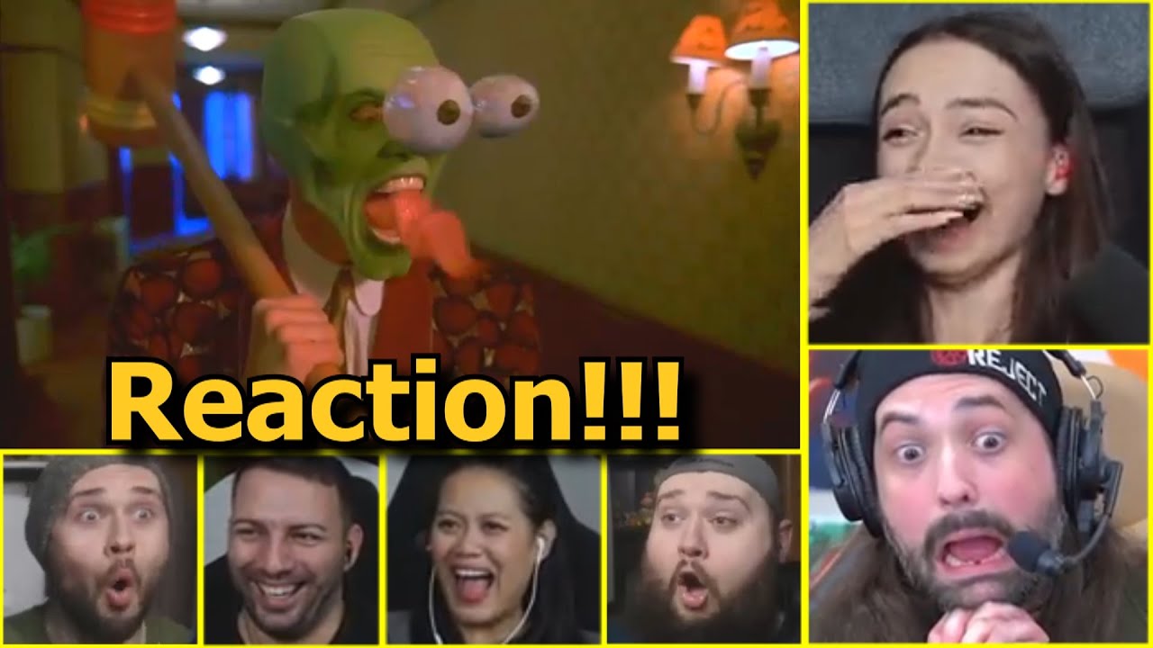 Jim Carey Wearing The Mask For The First Time | The Mask Reaction ...