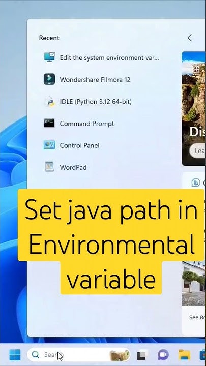 Set java path in Environmental variable #viralvideo #youtubeshorts #shortsfeed #viral #shorts # ...