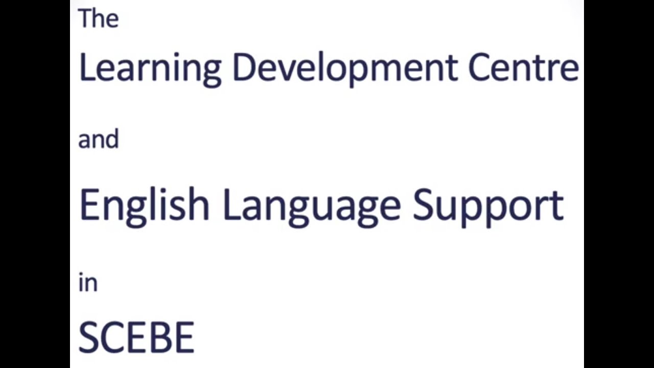 LDC Support for 2nd Language Students - YouTube