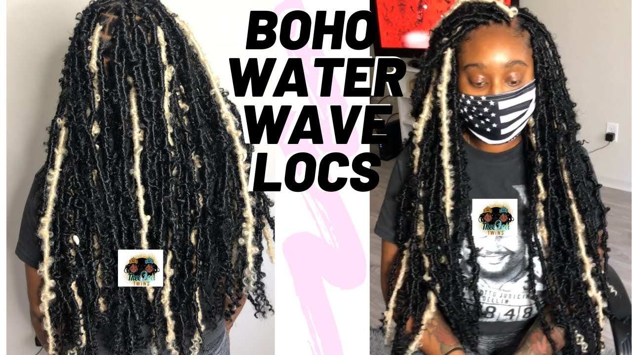 HOW TO: DISTRESSED BUTTERFLY LOCS USING WATERWAVE | TheeLocTwins ...