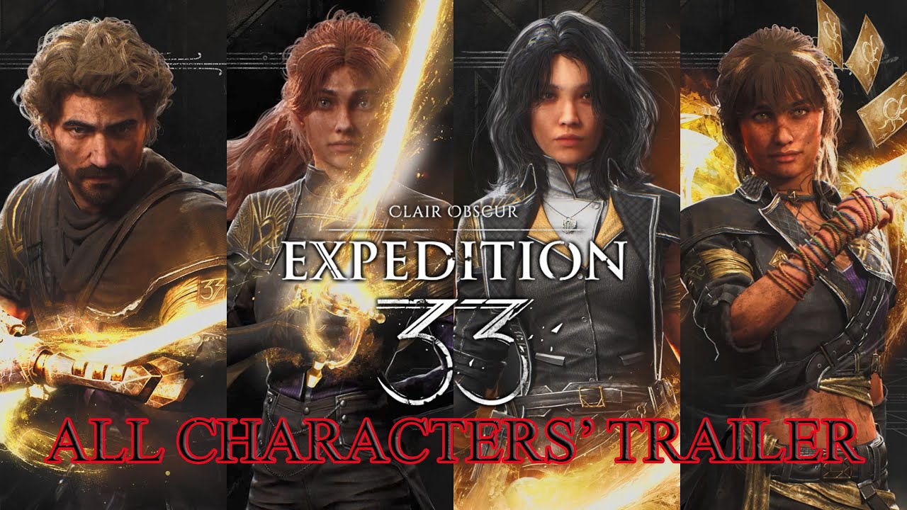all characters of clair obscur expedition 33 - YouTube