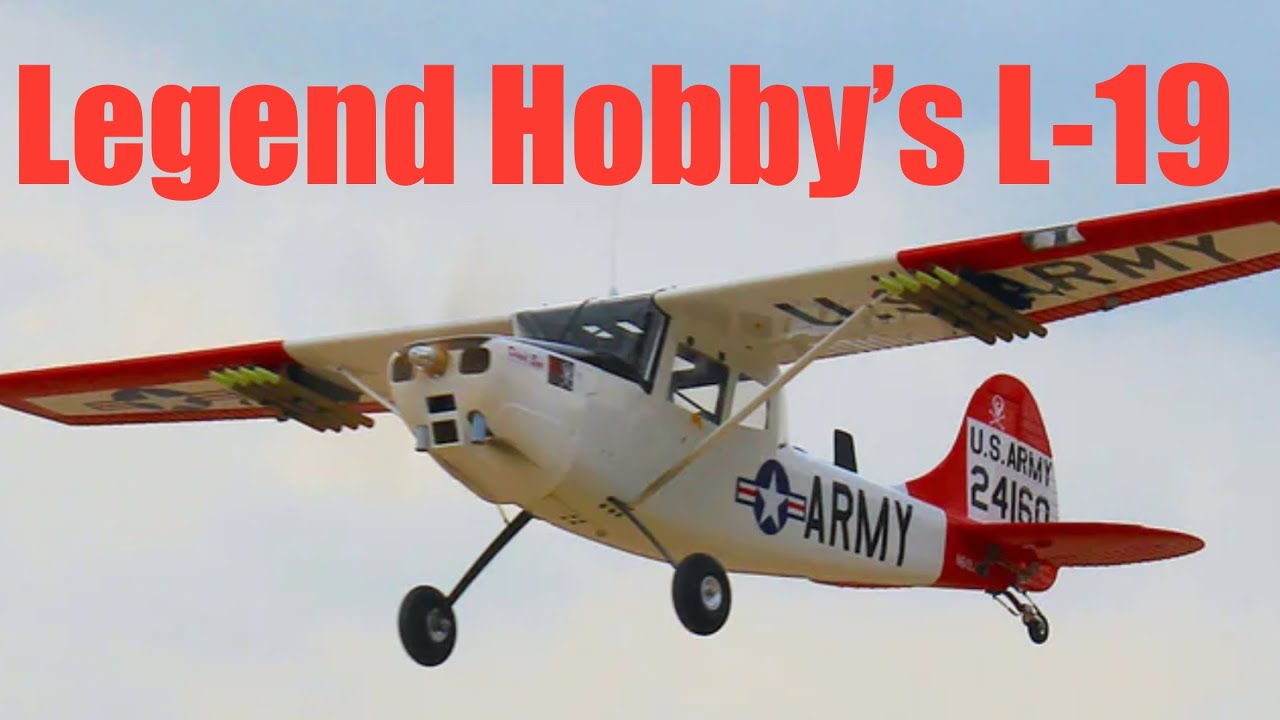 legend hobby’s new Cessna L19 Bird dog - YouTube
