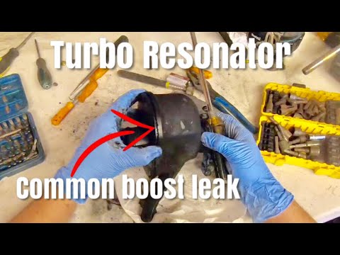 Common Turbo Resonator Boost Leak from 2006 Mercedes Sprinter T1N - YouTube