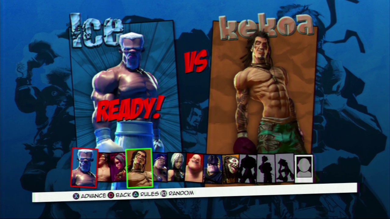 FACEBREAKER PS3/XBOX - THE FIRST VICTORY (ICE vs ROMEO) - YouTube