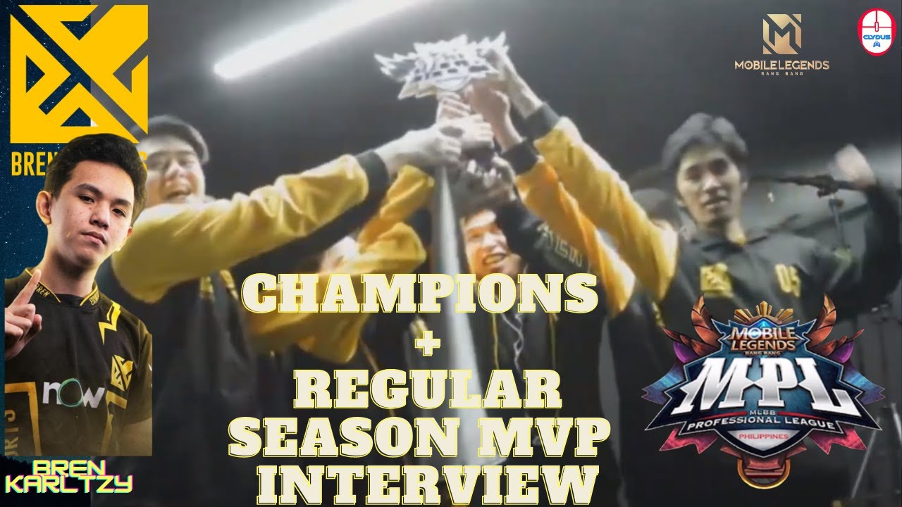 CHAMPIONS + REGULAR SEASON MVP (KARLTZY) INTERVIEW || MPL Season 6 ...