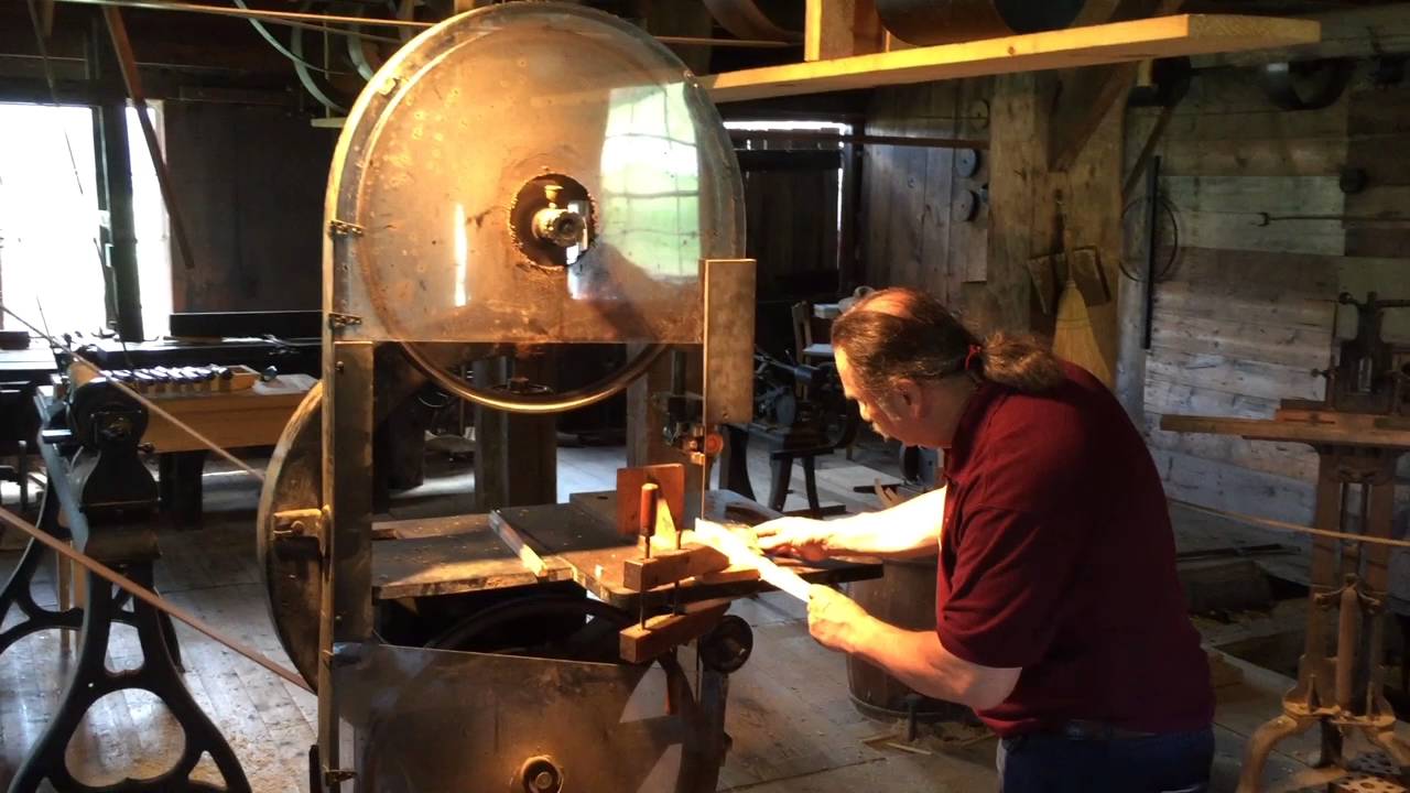 Hancock Shaker Village Water Powered Machine Shop - YouTube