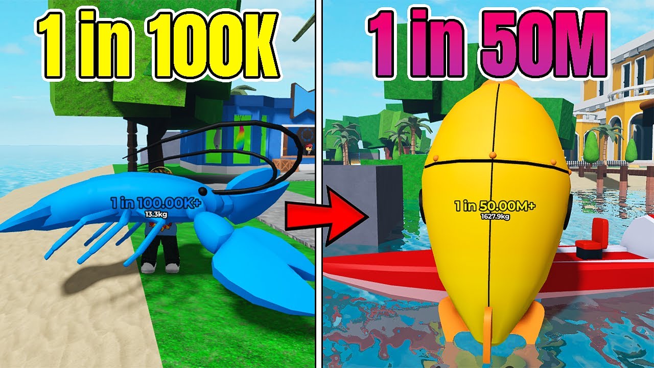 UPDATE - I Caught the Rarest Fish in GO FISHING Roblox - YouTube