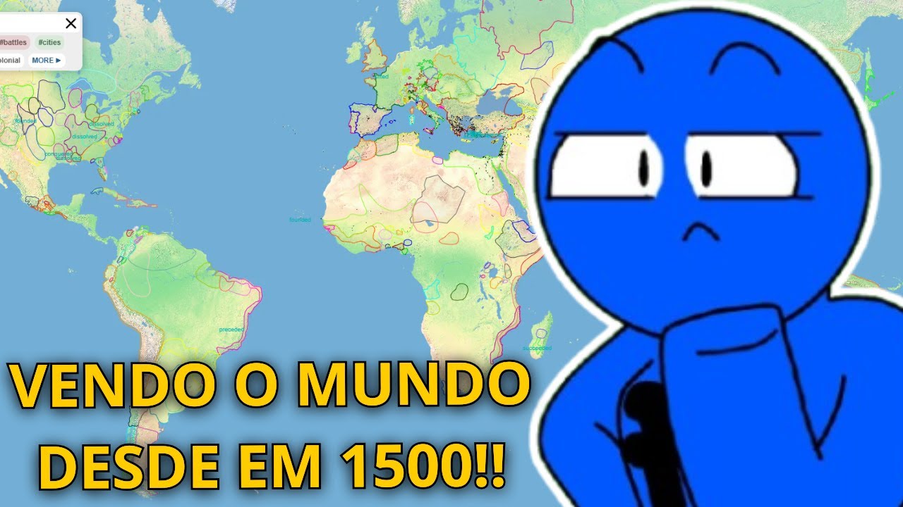 O MUNDO DESDE 1500 ATÉ HOJE!! VEJA COMO TUDO MUDOU! - YouTube