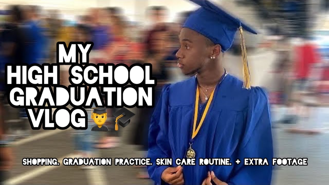 My Highschool Graduation!! (Shopping, Grad Prep & Hygiene) - YouTube