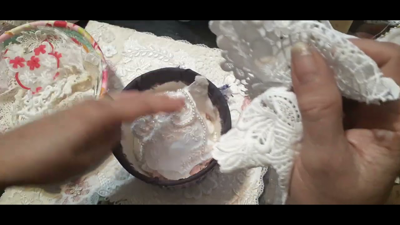 Final Lace Board #diy - Lace board with AngelDreamCraftsKim #craft with ...