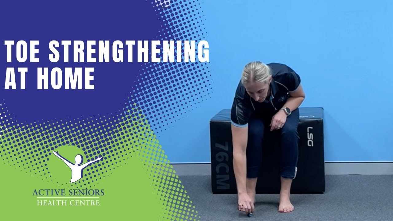 Toe strengthening at home - YouTube