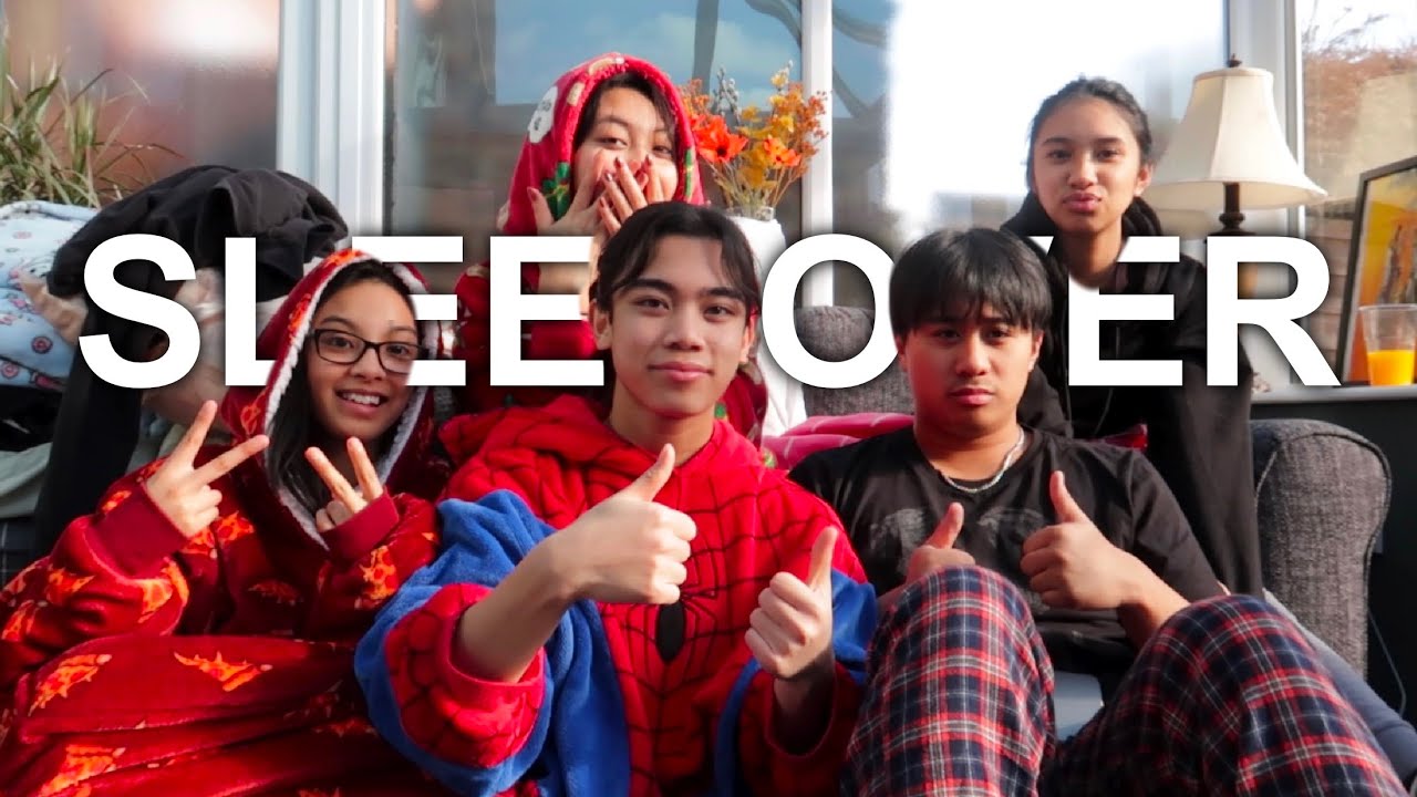 What a teen sleepover looks like - YouTube