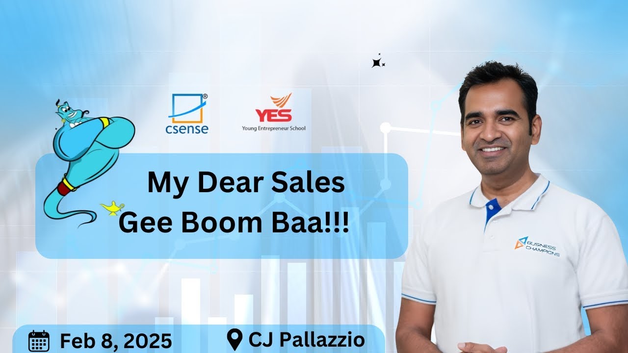 MY DEAR SALES GEE BOOM BAA!!! | YES Chapter Salem | 8 Feb 2025 | LS ...