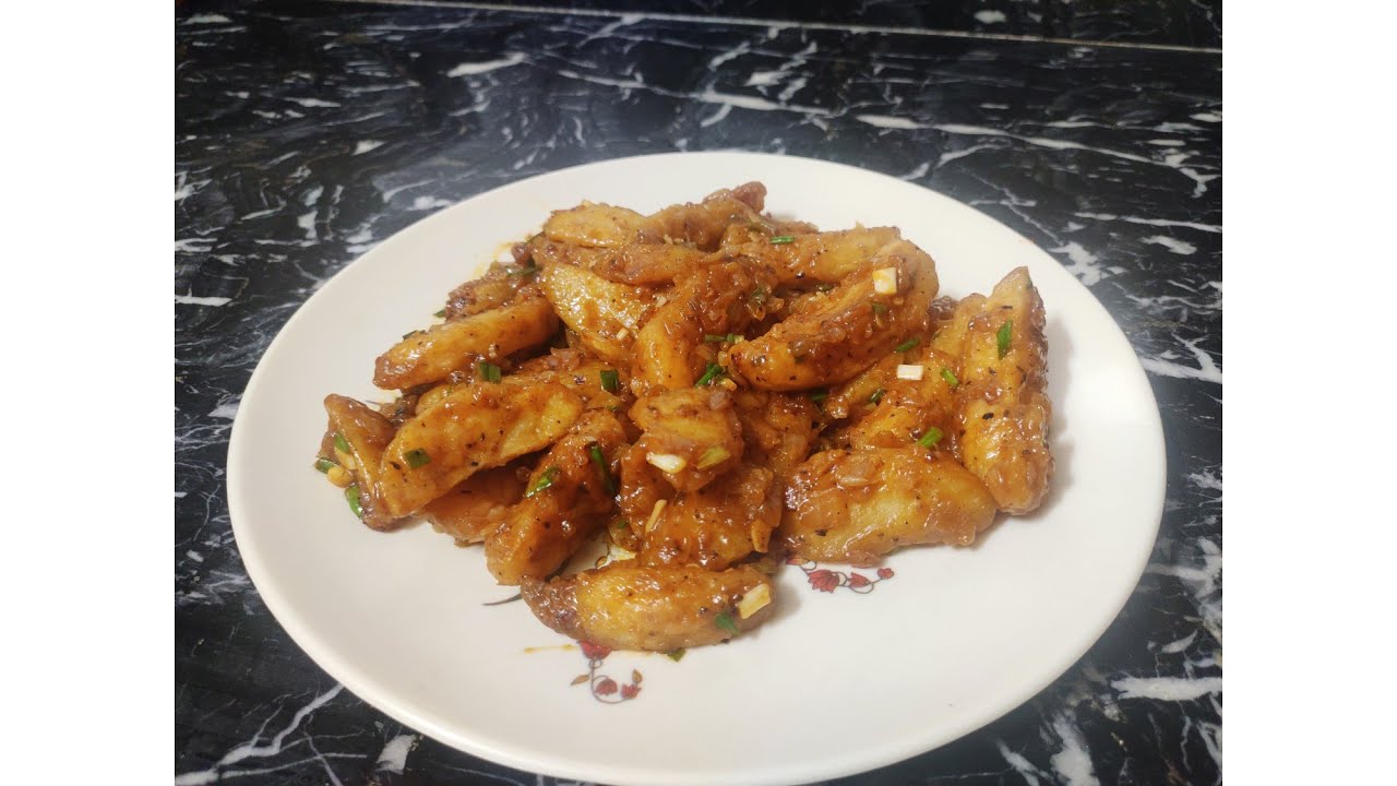 Chilli Potato | Chilli Potato Wedges Recipe | Easy Simple Recipe - YouTube