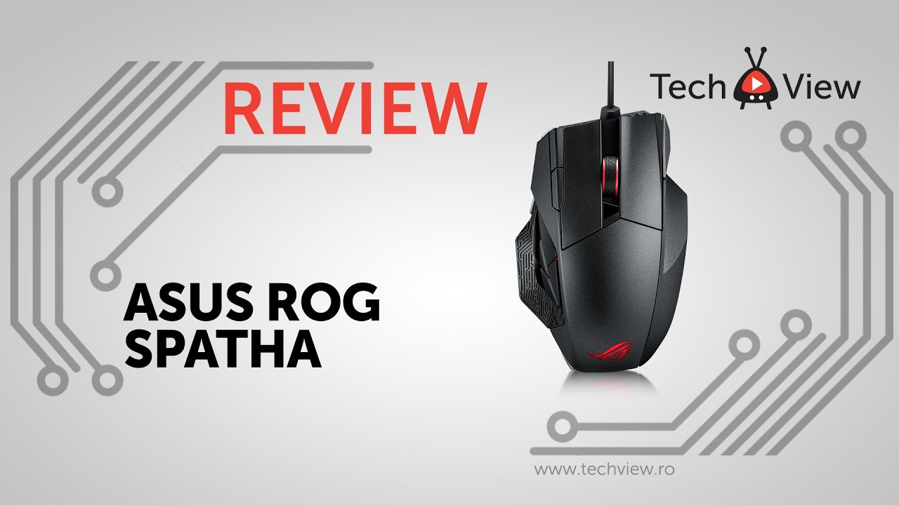 Asus ROG Spatha Review - Primul Super-Mouse ASUS - TechView.ro - YouTube
