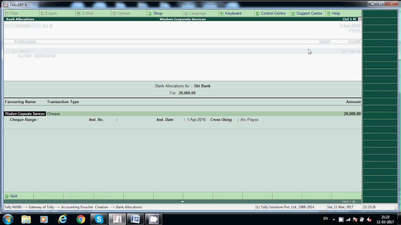 Contra Entry In Tally ERP9 YouTube contra-entry-in-tally-erp9-youtube