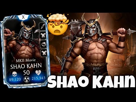 MK Mobile SHAO KAHN MKII Movie Gameplay Review in Realm Klash | Update 7.2 Early Access character