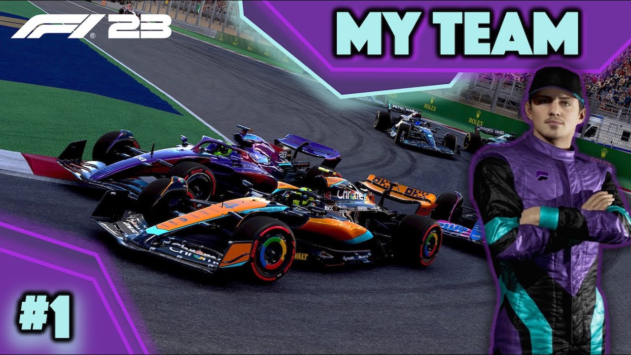 F1 23 MY TEAM CAREER MODE | PART 1: New YEAR, New TEAM, New DRAMA ...