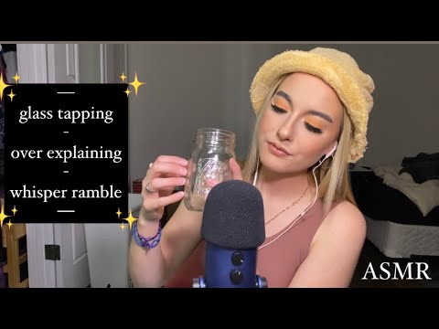 ASMR | glass tapping and over explaining - YouTube