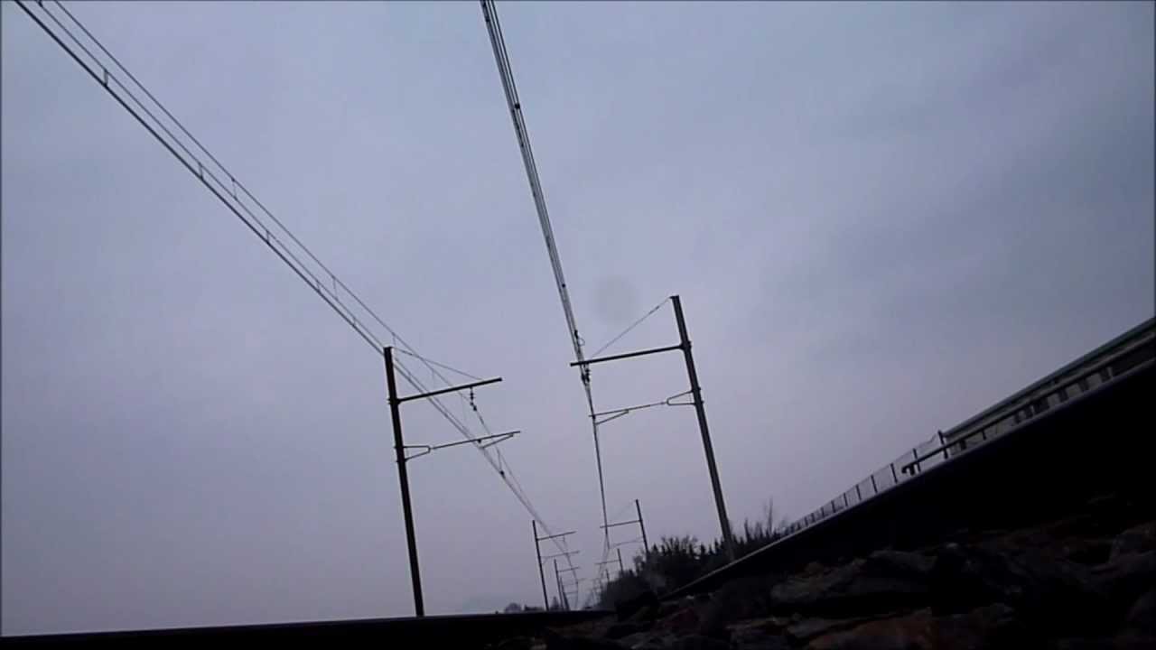 camera under train high speed - YouTube