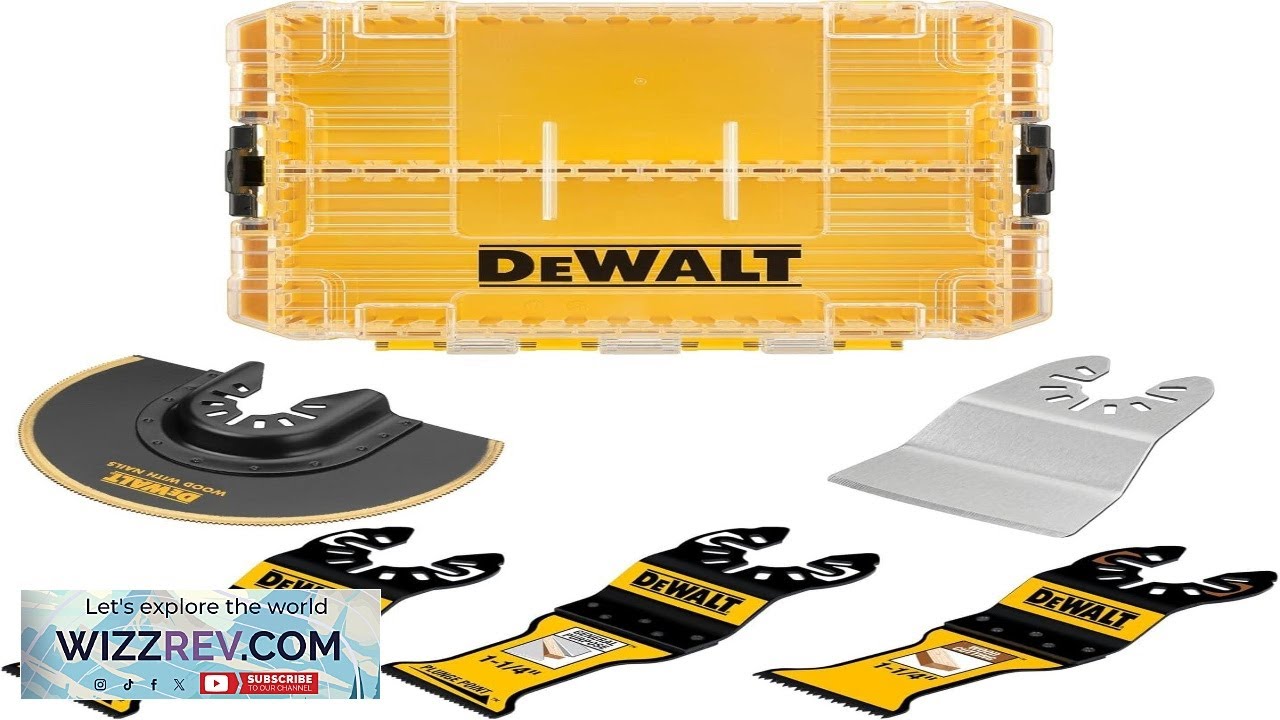 DEWALT Oscillating Tool Blades Kit 5-Piece (DWA4216) Review - YouTube