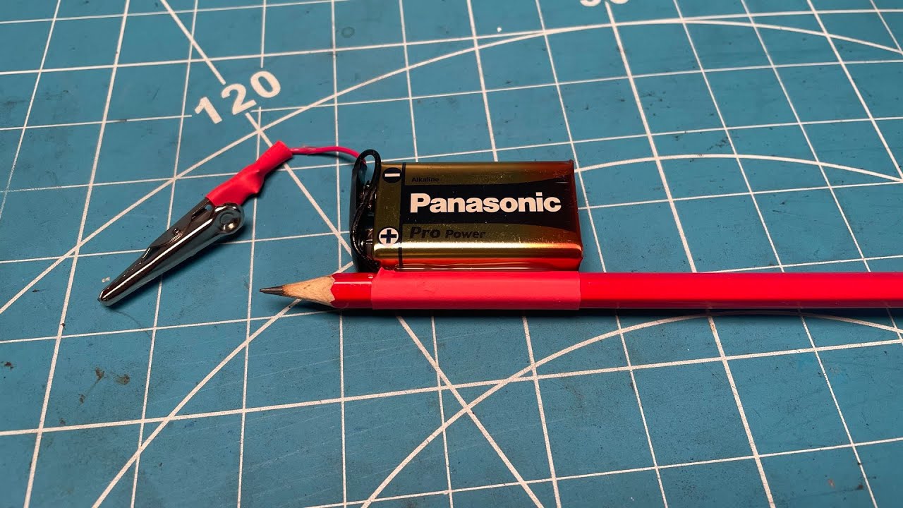 How To Make Soldering Iron With Pencil DIY - YouTube