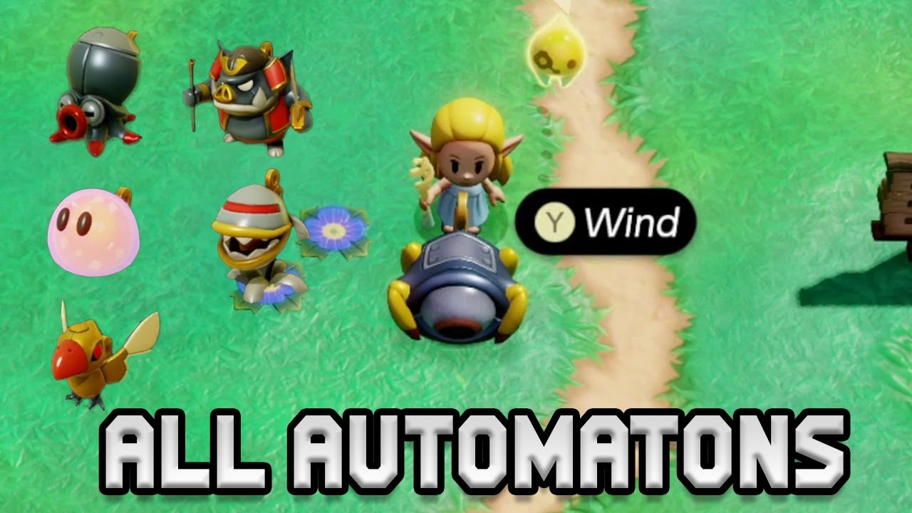 The Legend of Zelda Echoes of Wisdom - All Automatons - YouTube