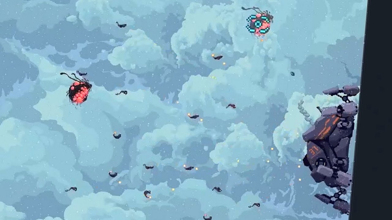 벽을 타고 다니며 채굴을 하고 전투도 하는 돔키퍼 같은 로그라이트 스팀 신작 게임 [월 월드 Wall World] - YouTube