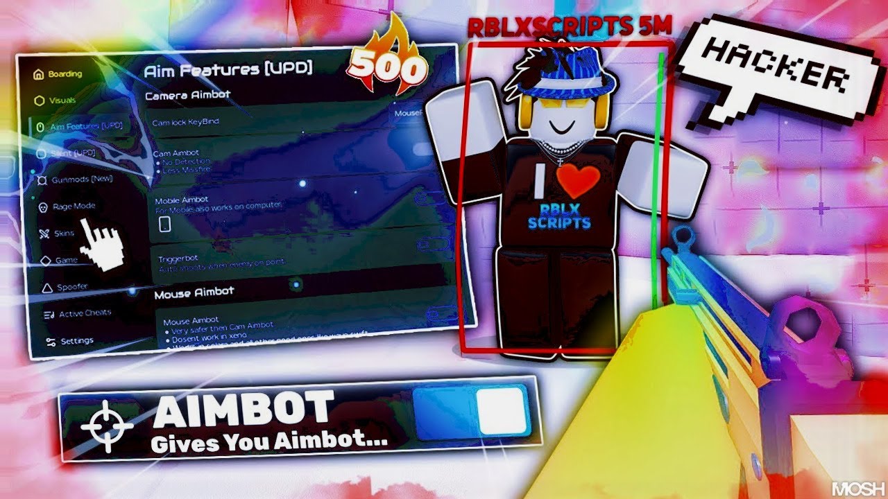 Using NEW Best RIVALS Script with AIMBOT, TRIGGERBOT, SKIN CHANGER, ESP ...