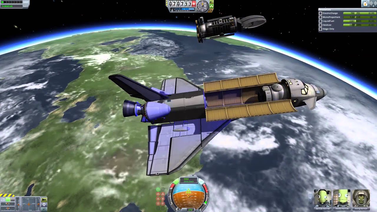 Kerbal Space Program 1.0 Space Shuttle Endeavour STS-11 - YouTube