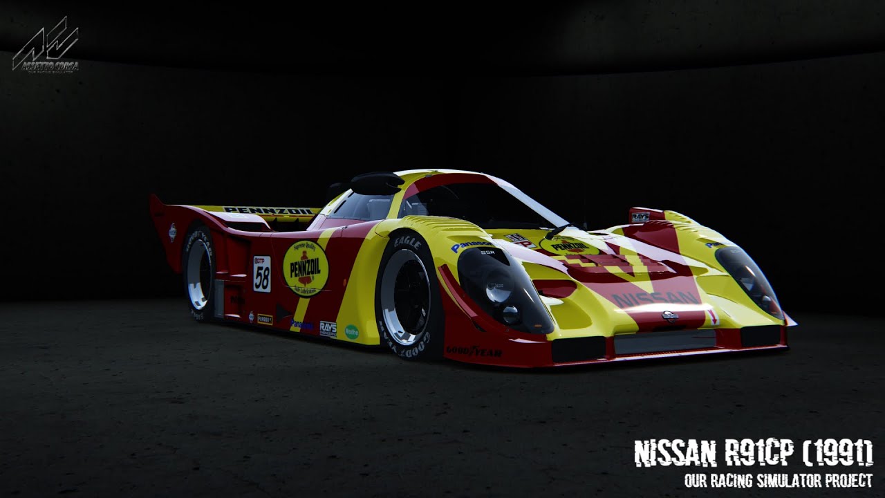 Nissan R91CP (1991) | Pennzoil Showroom | Our Racing Simulator | Dan ...