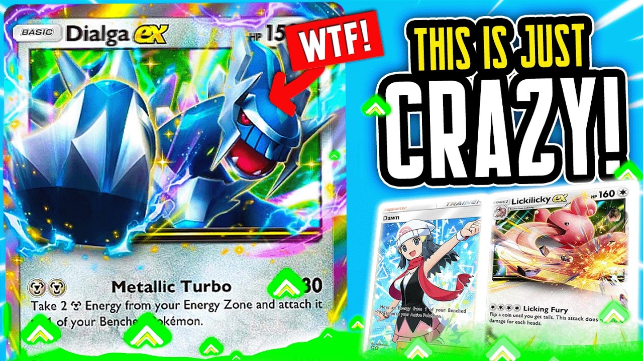 Pokemon Dailga White Card Dialga Ex (#205, Space Time Smackdown)