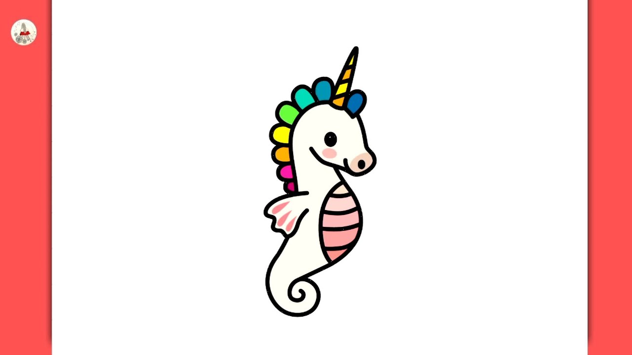 Drawing unicorn - Easy drawing method shared ! - YouTube