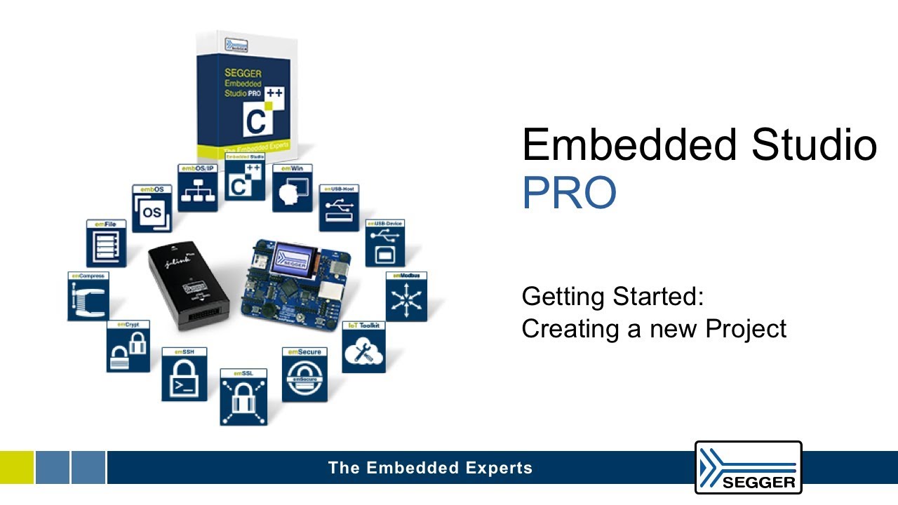 Embedded Studio PRO | Getting Started: Creating a new Project - YouTube