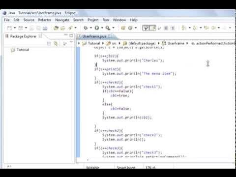 Java programming Lesson 74 GUI : CheckBox ActionListener - YouTube