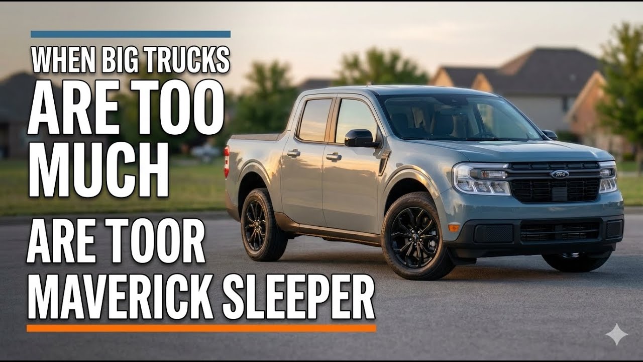 2024 Maverick Lariat AWD | Compact Truck Sleeper with 2.0 Turbo - YouTube
